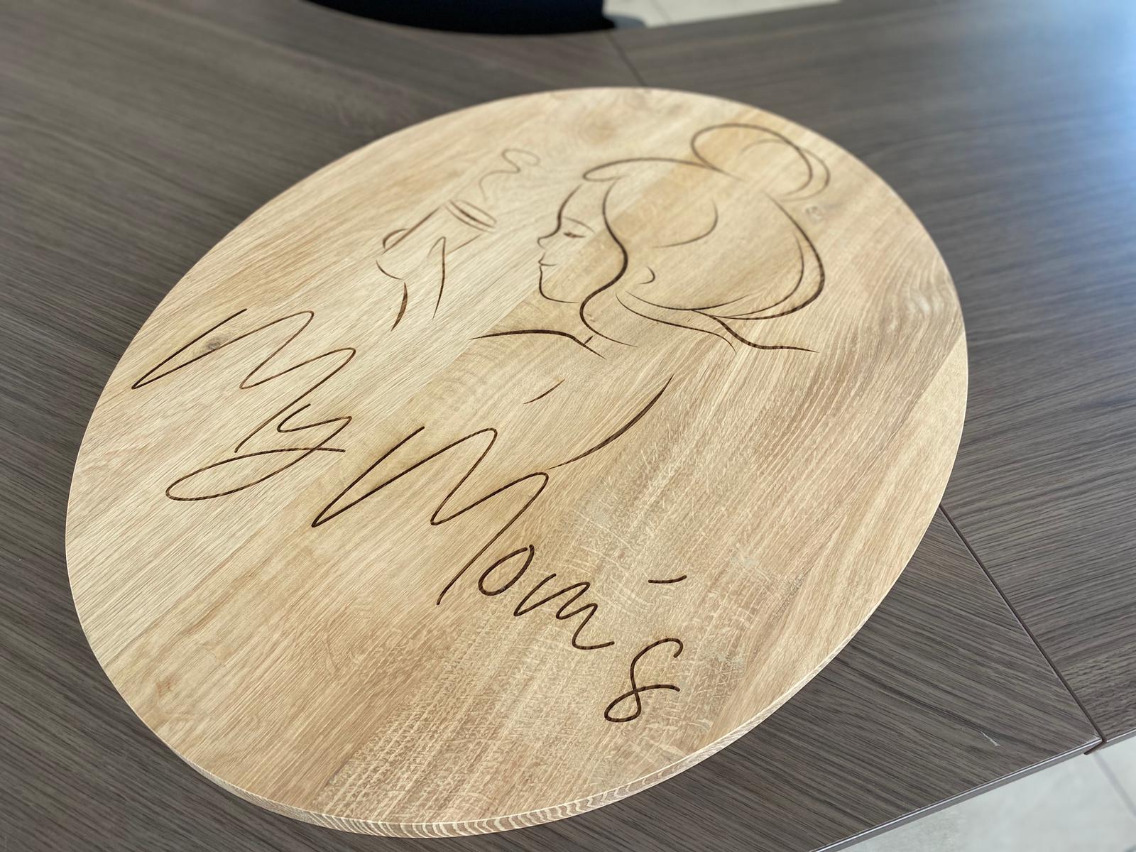 Hout graveren - Logo van je bedrijf | Snel & Voordelig | Woodlaser